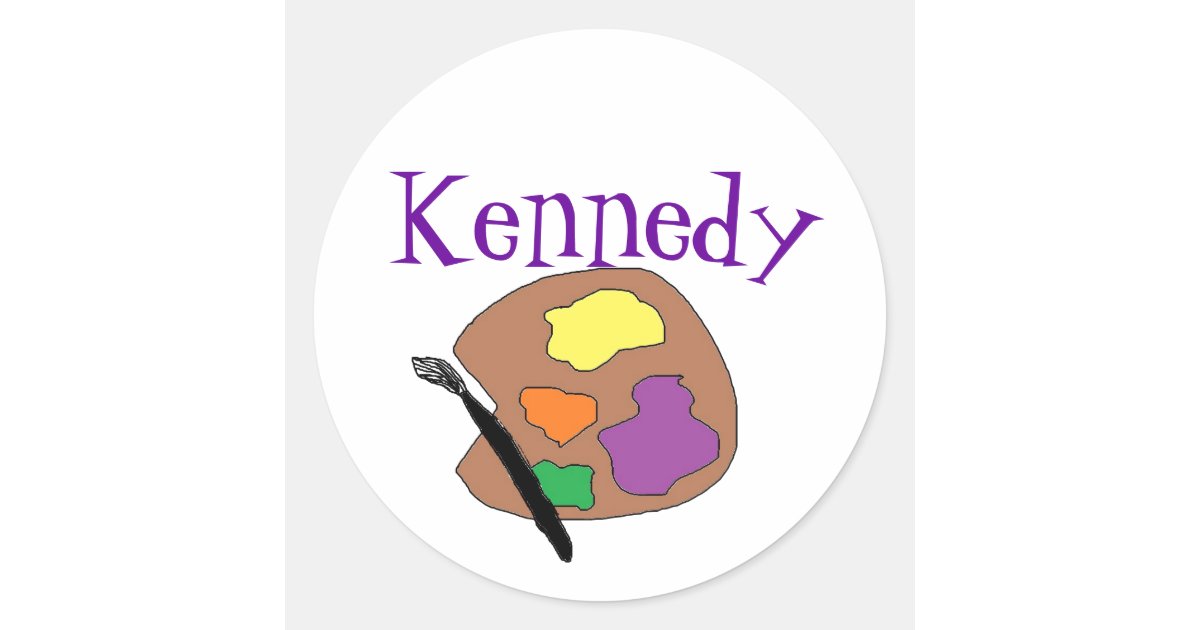 Stickers for name Kennedy | Zazzle