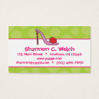 Stiletto Shoe Art Business Cards | Zazzle.co.uk