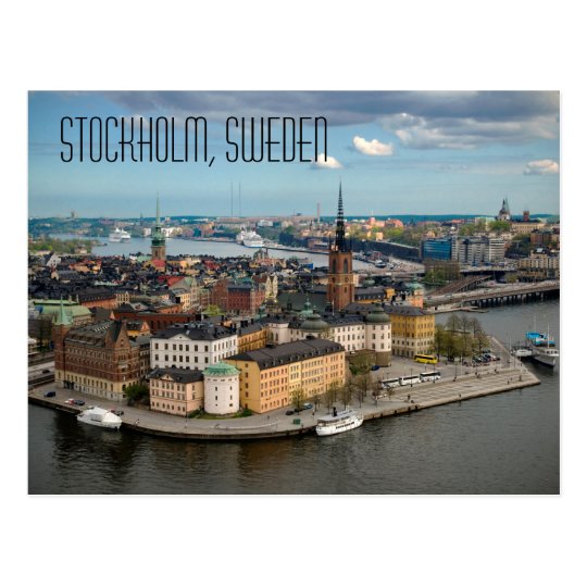 Stockholm, Sweden Postcard | Zazzle.co.uk