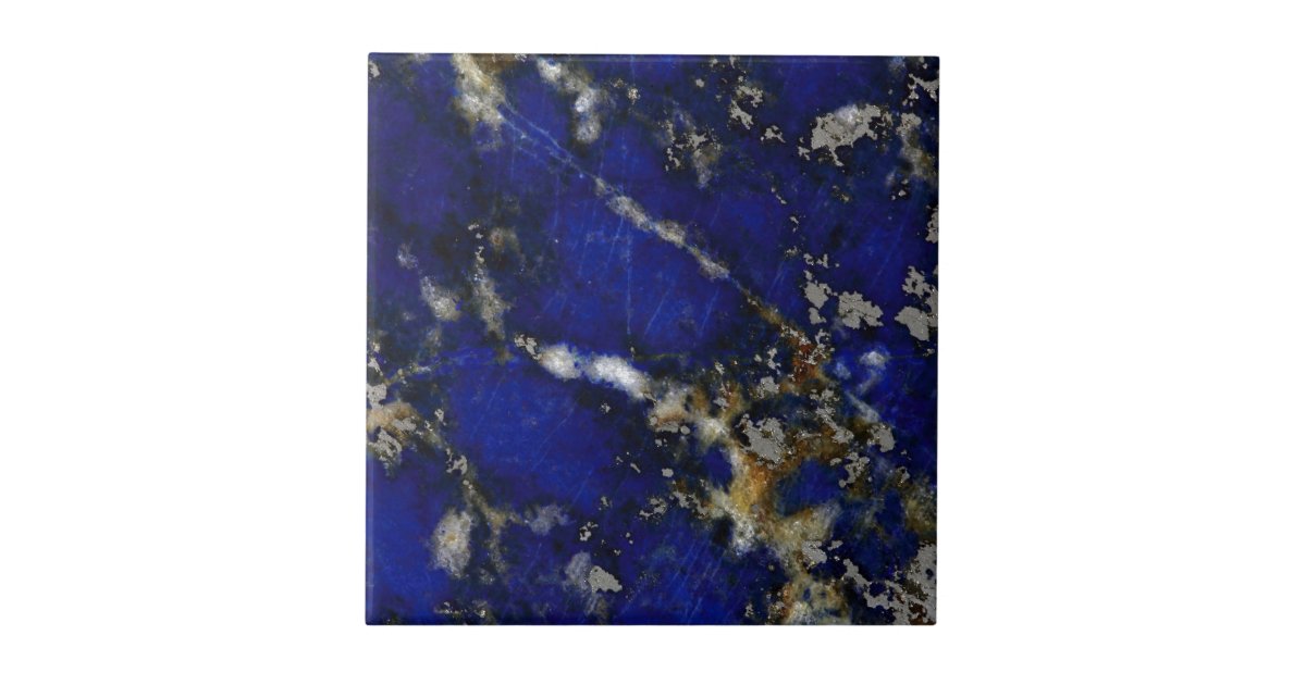 Stone texture: Lapis lazuli Tile | Zazzle