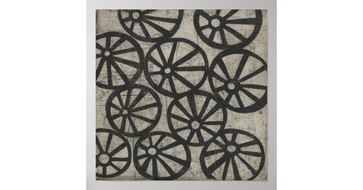 Stone - Wheels Poster | Zazzle