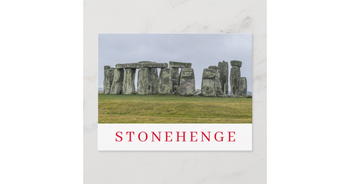 Stonehenge stone circle view postcard | Zazzle
