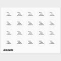 Stop plate tectonics classic round sticker | Zazzle