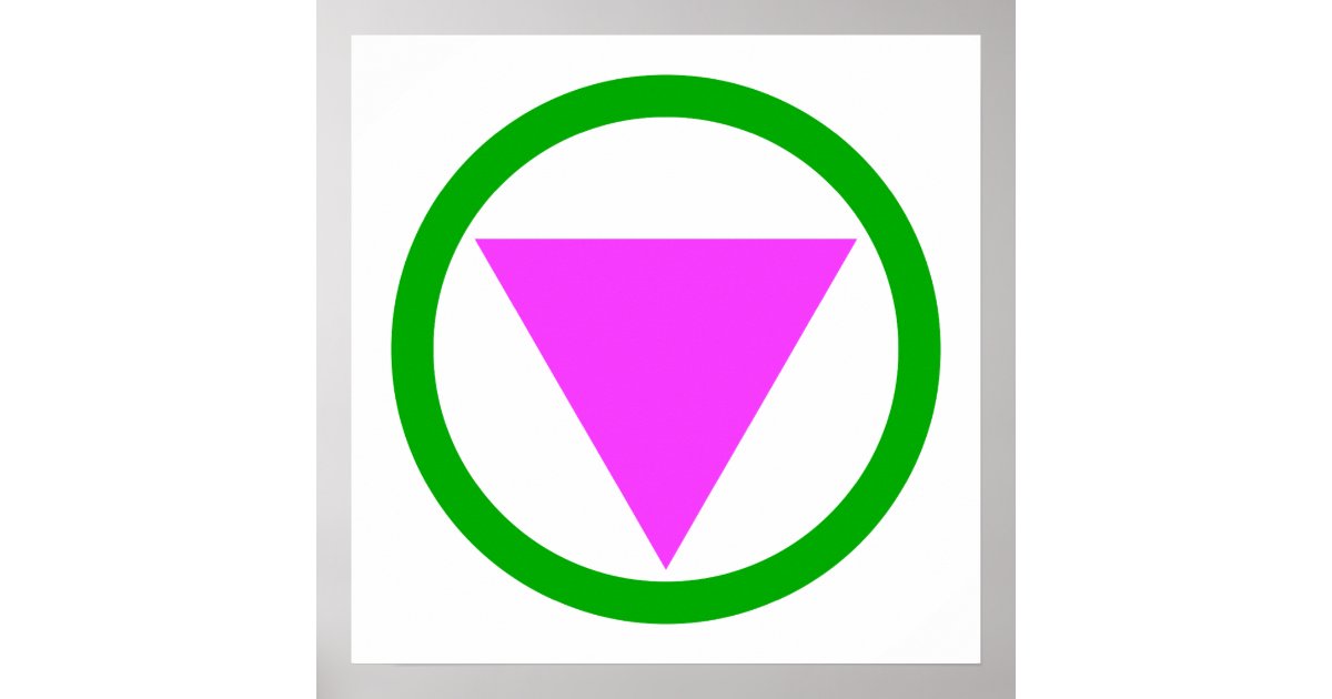 Straight Ally Symbol Poster | Zazzle