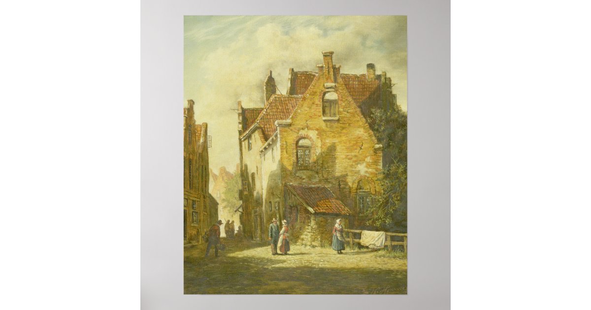 Street Scene Poster | Zazzle