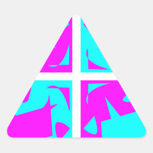 Tile Triangle Stickers & Labels | Zazzle UK