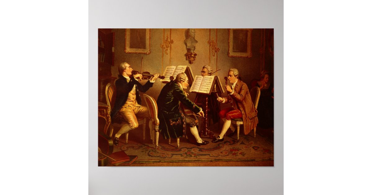 String Quartet Poster | Zazzle