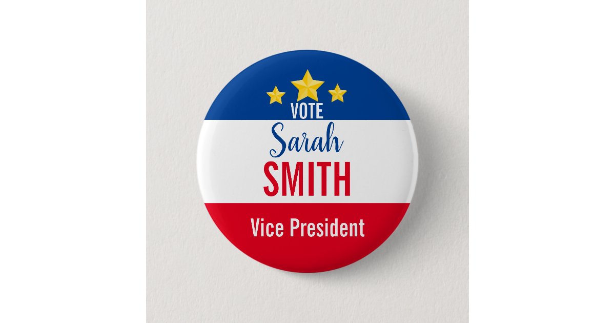 Student Council Election vote Buttons | Zazzle