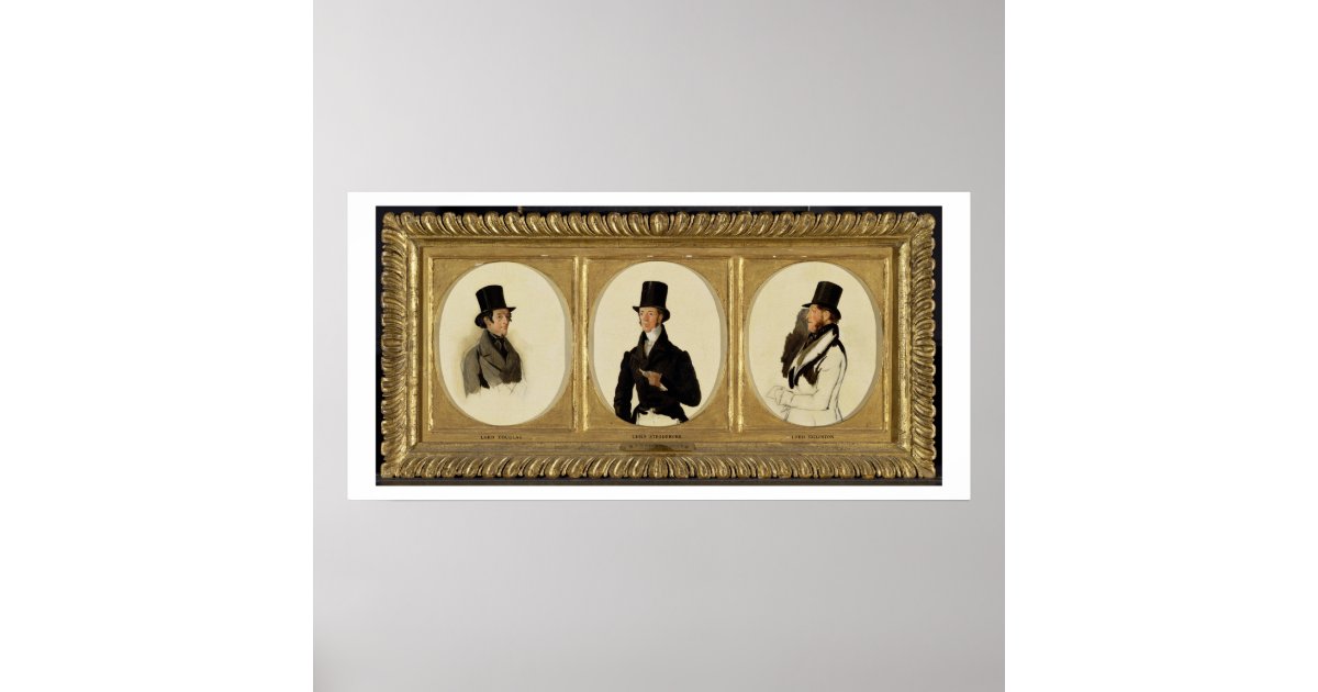 Studies for the Portraits of Lord Eglinton, Lord D Poster | Zazzle