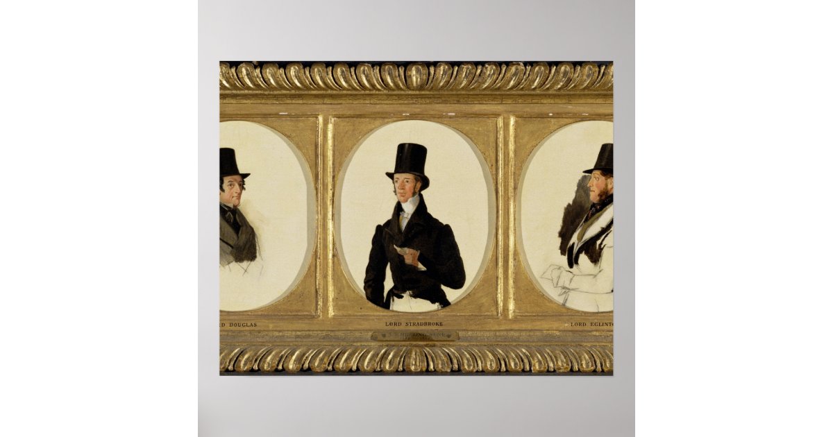 Studies for the Portraits of Lord Eglinton, Lord D Poster | Zazzle