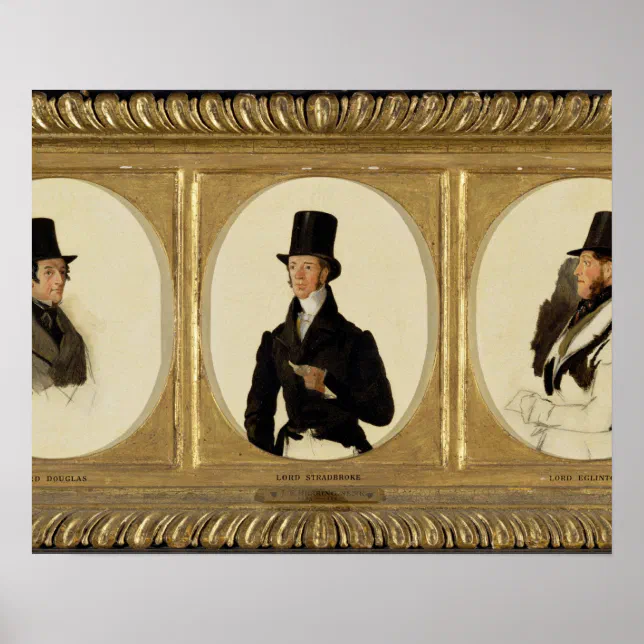 Studies for the Portraits of Lord Eglinton, Lord D Poster | Zazzle