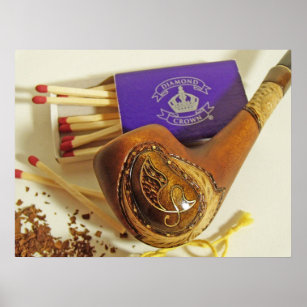 Smoking Pipe Posters & Prints | Zazzle UK