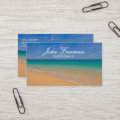 Stunning Blue Beach Waves Photographer Business Card | Zazzle
