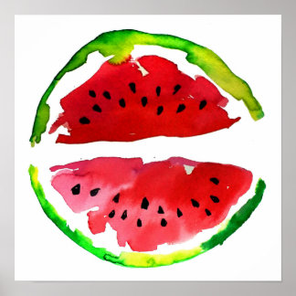 Watermelon Art, Posters & Framed Artwork | Zazzle.co.uk