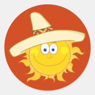 Sombrero Stickers & Labels | Zazzle UK