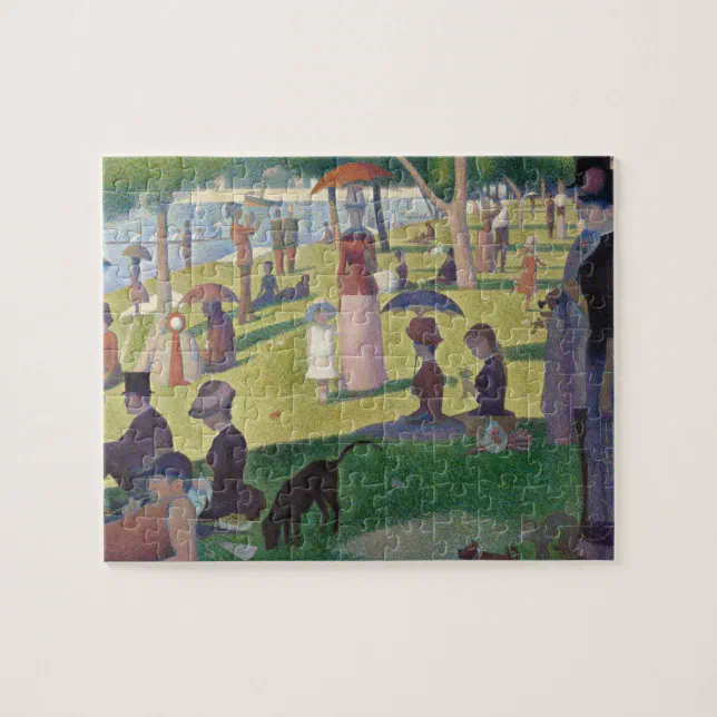 Sunday on La Grande Jatte Seurat Painting Jigsaw Puzzle | Zazzle