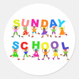 Sunday School Stickers & Labels | Zazzle UK