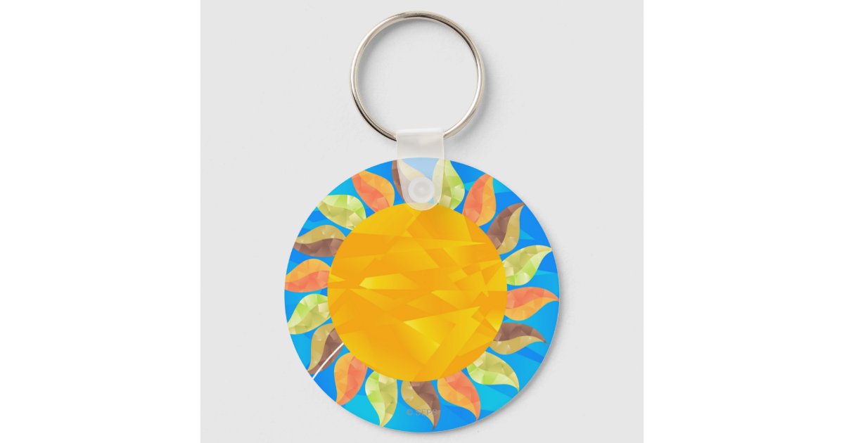 Sunflower Key Ring | Zazzle