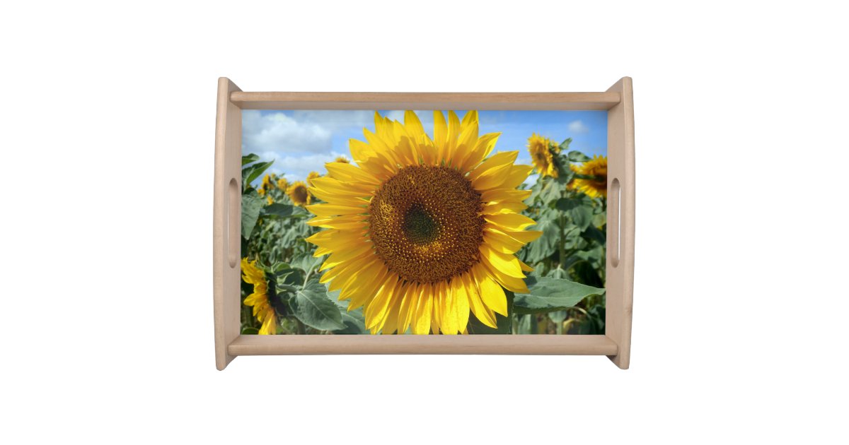 Sunflower Serving Tray | Zazzle