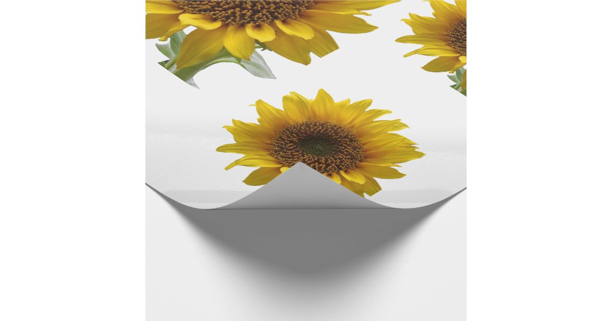 Sunflower Wrapping Paper | Zazzle