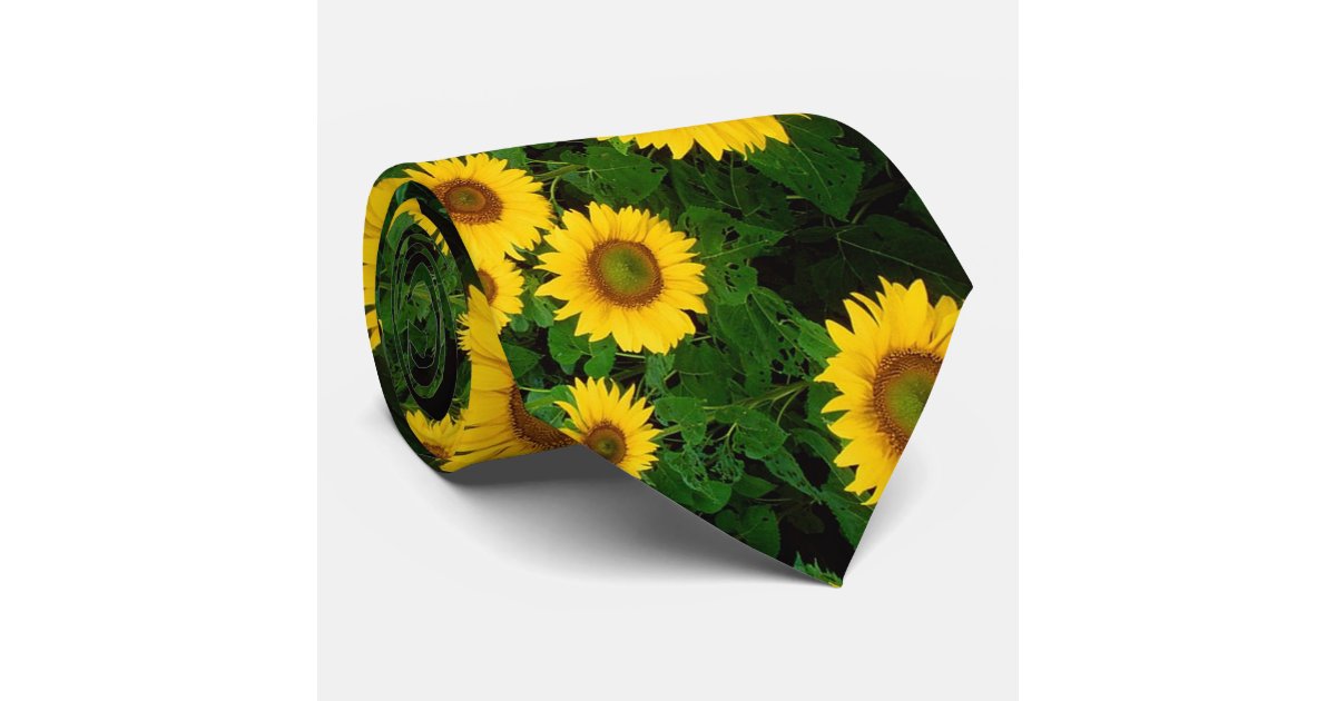 Sunflowers Neck Tie | Zazzle