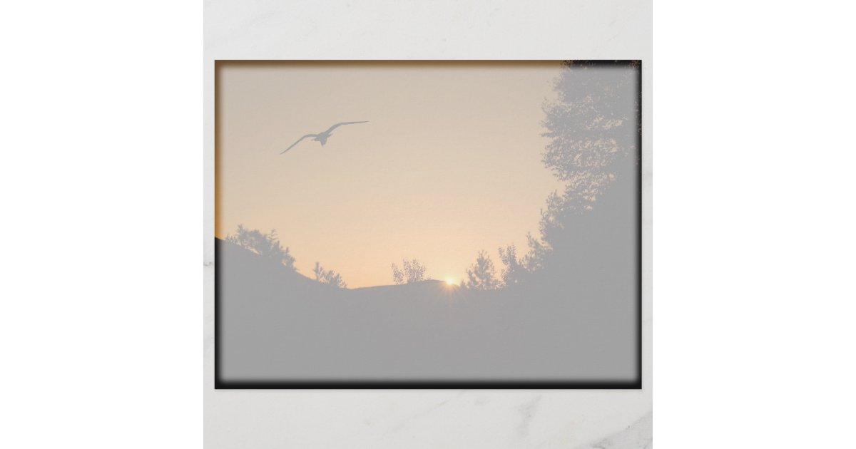 Sunset Letterhead | Zazzle