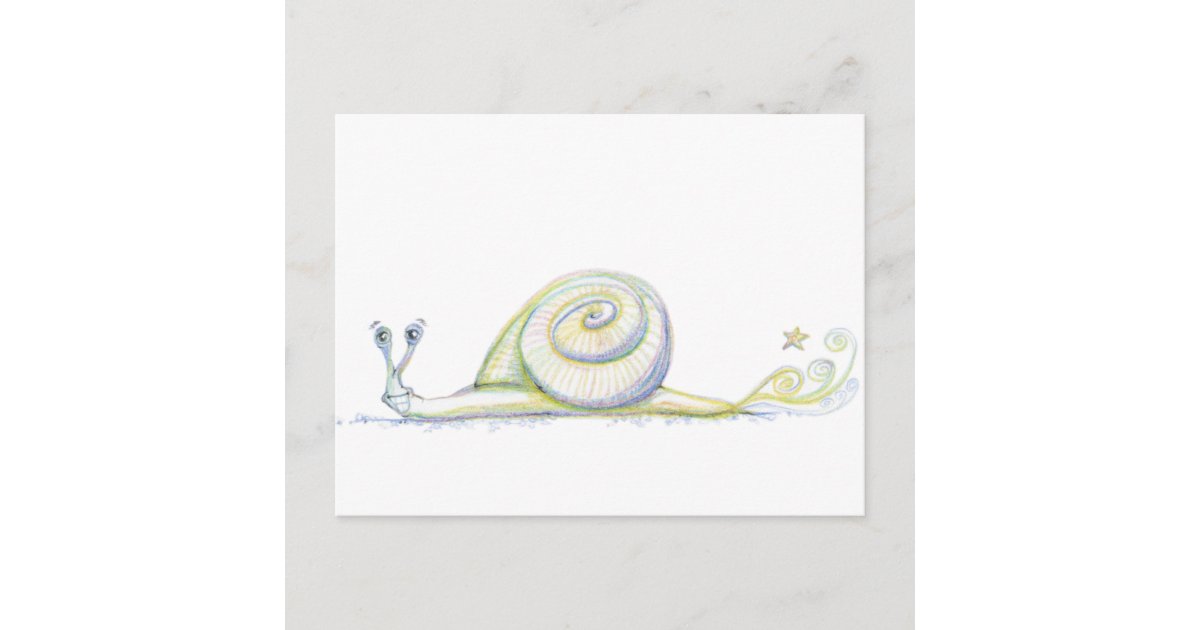 Super Snail Postcard | Zazzle