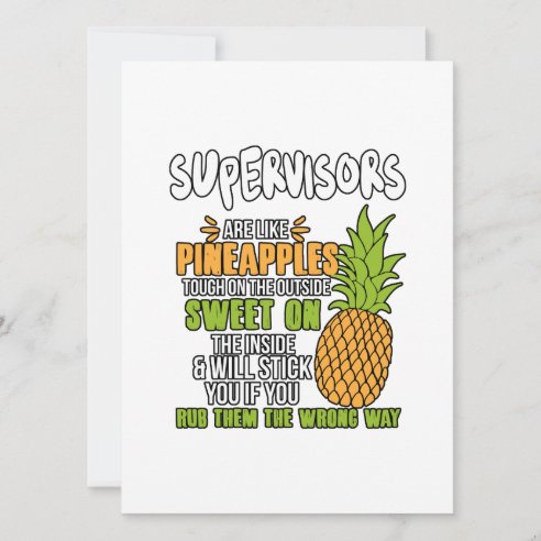 Supervisor Cards | Zazzle UK