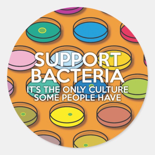 Bacteria Stickers & Labels | Zazzle UK
