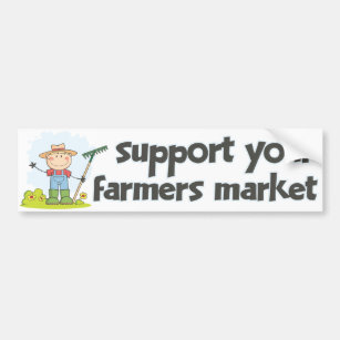 Farmer Bumper Stickers, Decals & Car Magnets | Zazzle UK