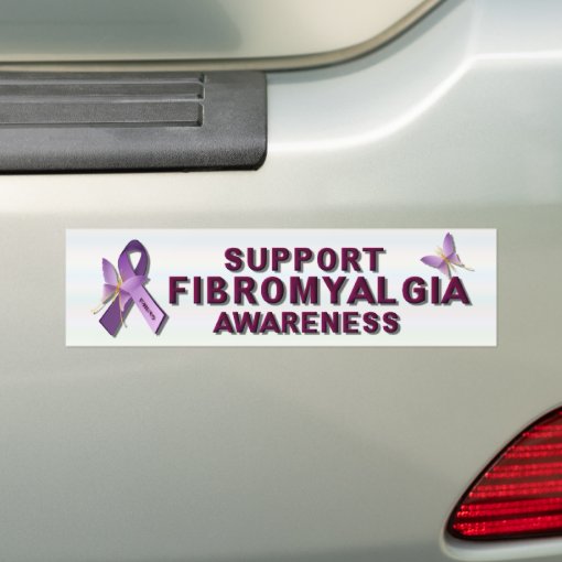 Support Fibromyalgia Awareness Day Bumper Stickers | Zazzle