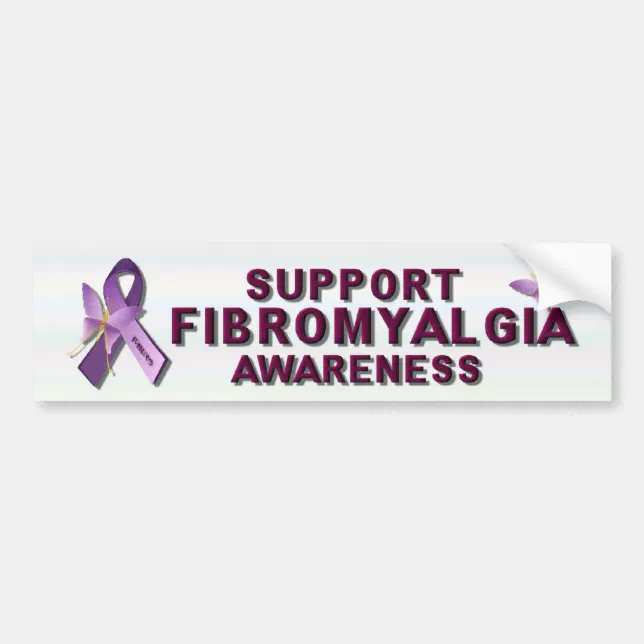 Support Fibromyalgia Awareness Day Bumper Stickers | Zazzle