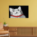 Surprised Cat Gasp Meme - Poster | Zazzle