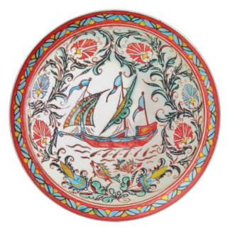 Mediterranean Plates | Zazzle.co.uk