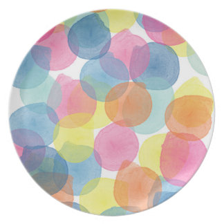 Bright Colours Plates | Zazzle.co.uk