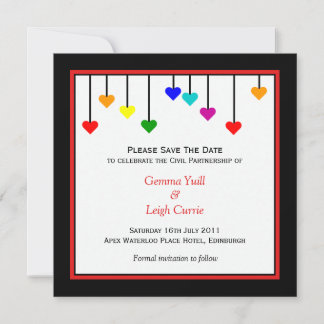 Civil Partnership Invitations & Announcements | Zazzle.co.uk