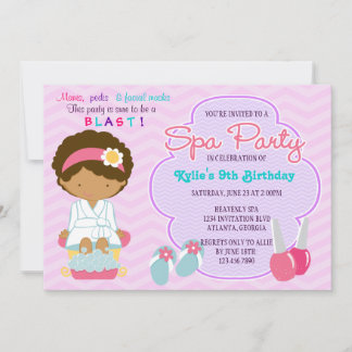 Pamper Party Invitations & Announcements | Zazzle.co.uk