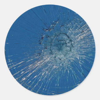 Custom Broken Glass Stickers | Zazzle.co.uk
