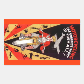 Vintage Motorcycle Stickers | Zazzle.co.uk