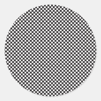 Black And White Checkered Stickers & Labels | Zazzle UK