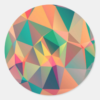 Geometric Patterns Colour Stickers | Zazzle.co.uk