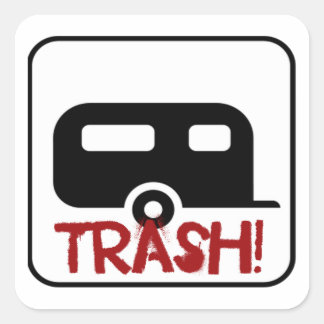 Trash Stickers | Zazzle.co.uk