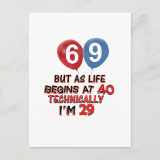 69th Birthday Cards & Invitations | Zazzle.co.uk