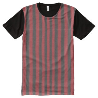 Red And Black Striped T-Shirts & Shirt Designs | Zazzle UK