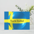 Swedish Flag Any Occasion Invitation | Zazzle