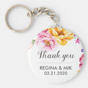 Thank You Key Rings & Keychains | Zazzle UK