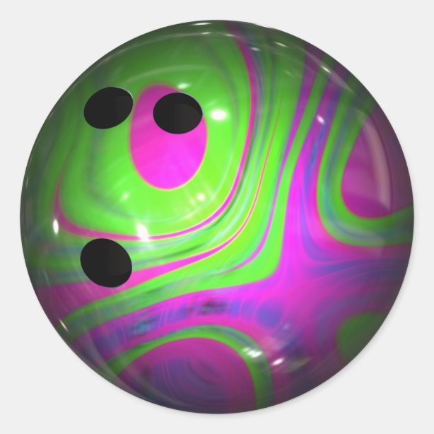 Bowling Ball Stickers & Labels | Zazzle UK