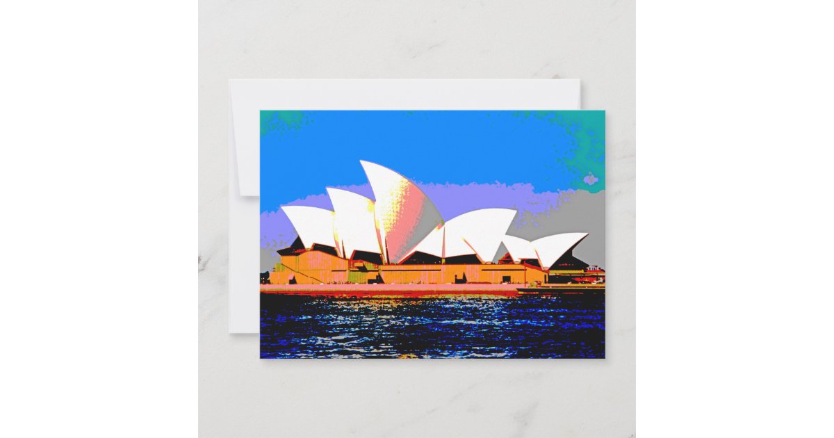 Sydney Opera House Card | Zazzle
