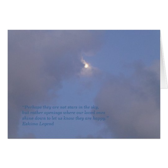 Sympathy Card - Stars in the Sky | Zazzle