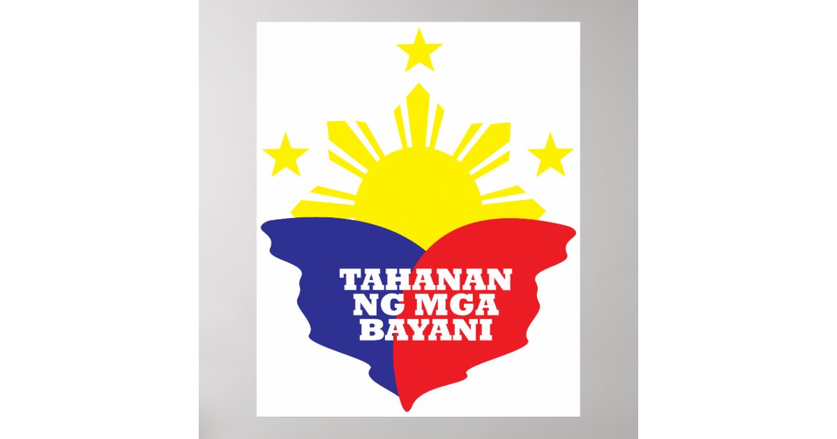 Tahanan Ng Mga Bayani Poster | Zazzle